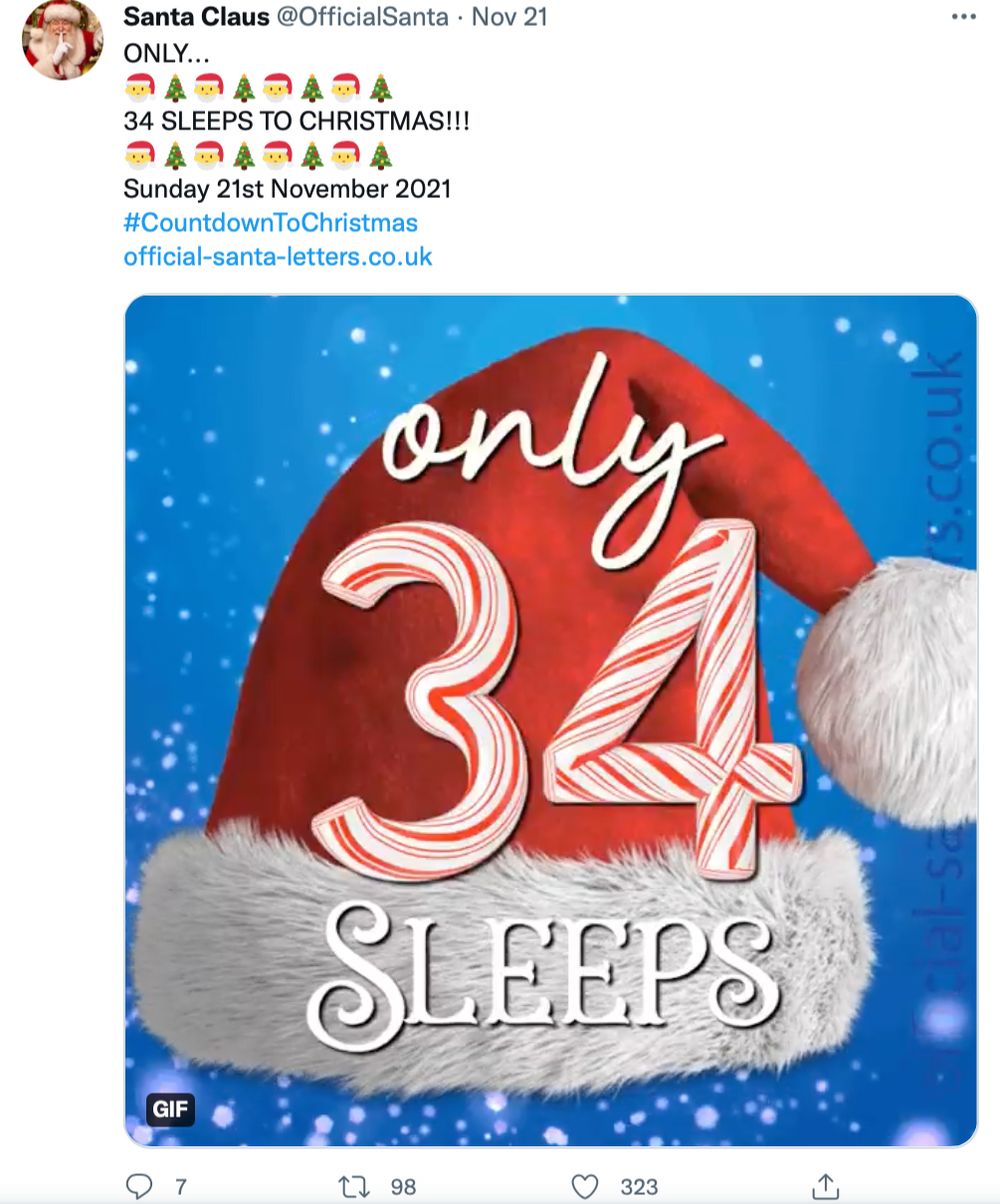 5 top Christmas Twitter accounts - Minter.io Analytics Blog: Insights ...