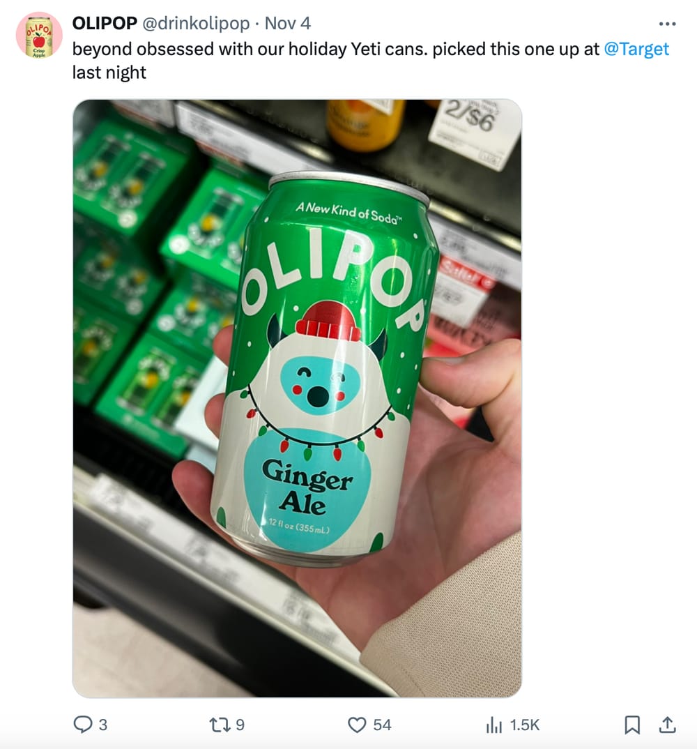 How Olipop spreads Christmas cheer across social media - Minter.io Analytics Blog: Insights for ...