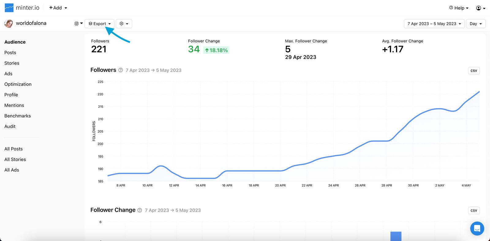 How to export and schedule exports for social media metrics - Minter.io Analytics Blog: Insights ...
