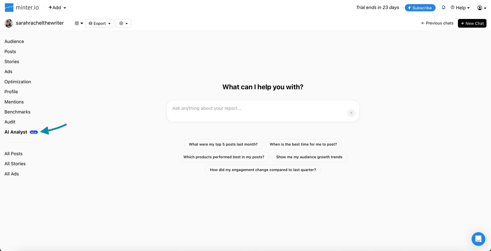 How to use the NEW AI Analyst feature on Minter.io - Minter.io Analytics Blog: Insights for ...