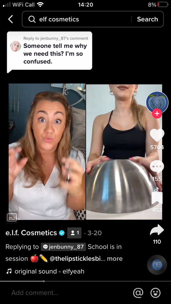 How to reply to a comment with a TikTok video - Minter.io Analytics ...