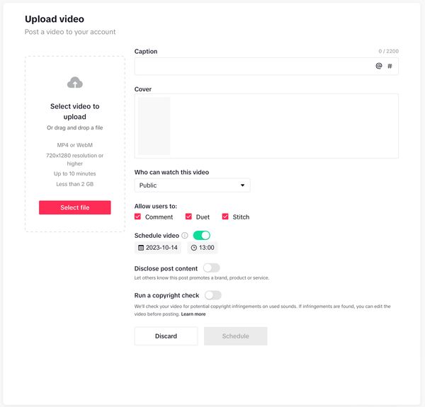 How to schedule TikTok videos - Minter.io Analytics Blog: Insights for ...