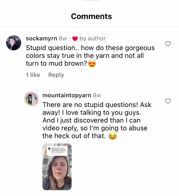 How to reply to a comment with an Instagram reel - Minter.io Analytics ...
