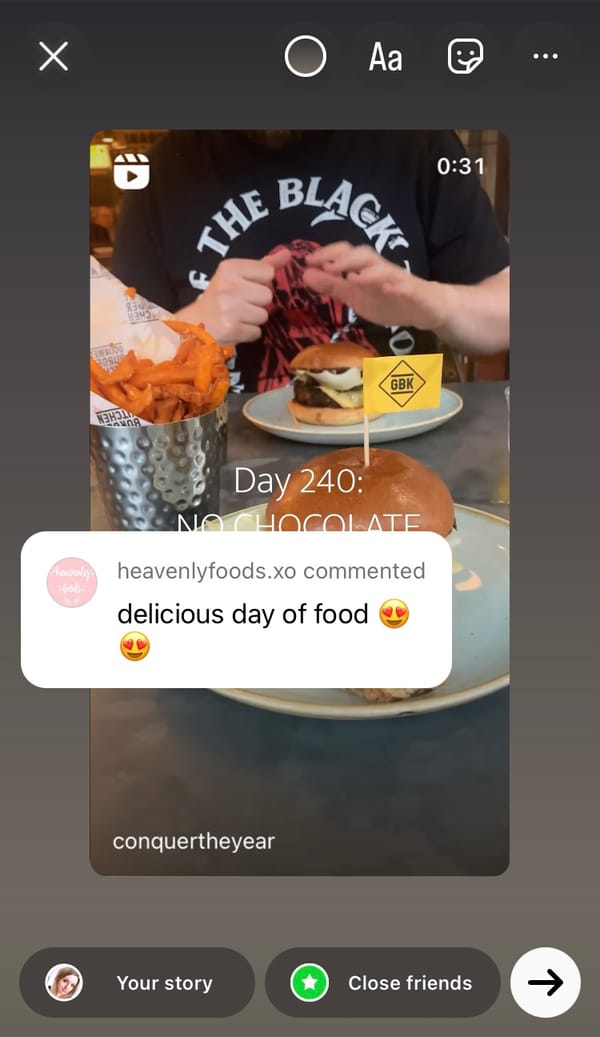 How to add an Instagram comment to your Stories - Minter.io Analytics ...