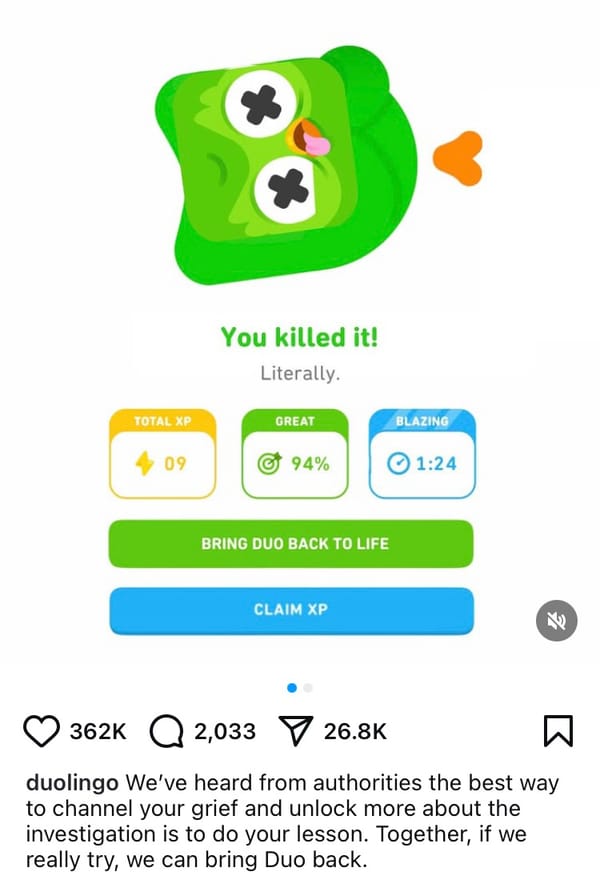 How Duolingo’s latest marketing campaign stole the world’s attention ...